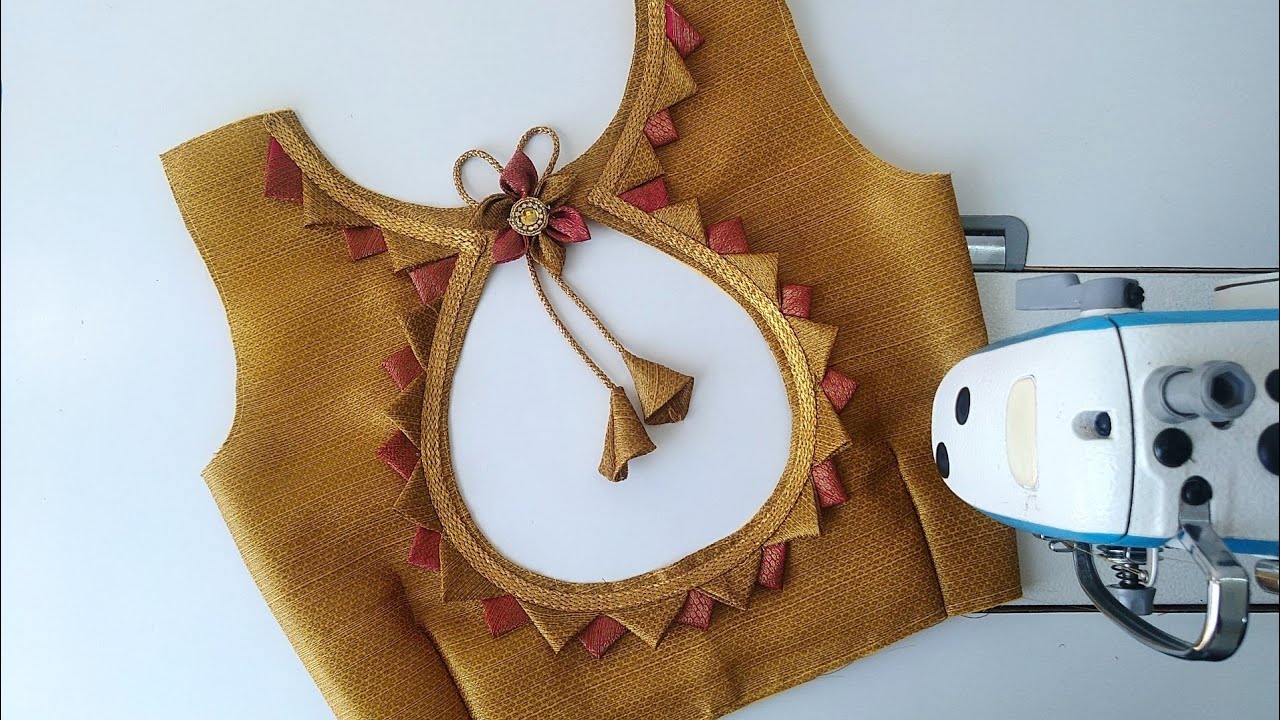 Model Boat neck blouse design | Boat blouse design | Cutting and ...