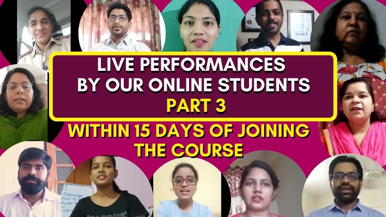 Live Performance By Students Of Spoken English| Students Performing ...