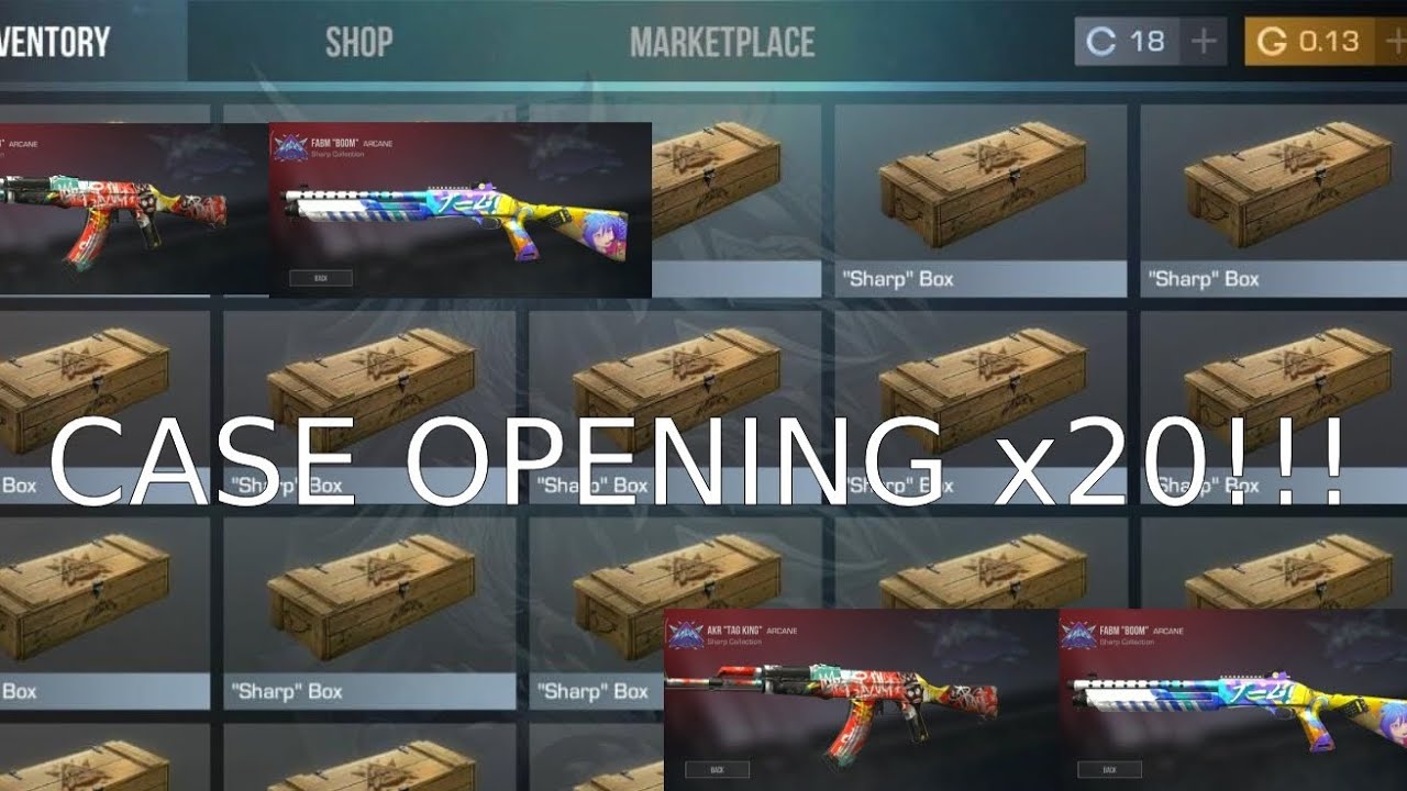 [ STANDOFF 2 ] Sharp Case Opening x20 !!!! Part 1 - YouTube