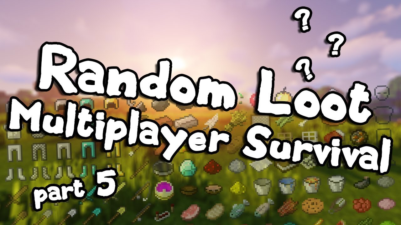 Minecraft: Random Loot Multiplayer Survival #5 - YouTube