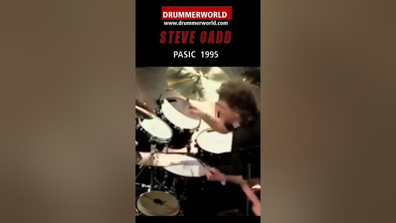 Steve Gadd: from Drum Solo PASIC 1995 - S H O R T - #stevegadd #pasic #drummerworld - YouTube