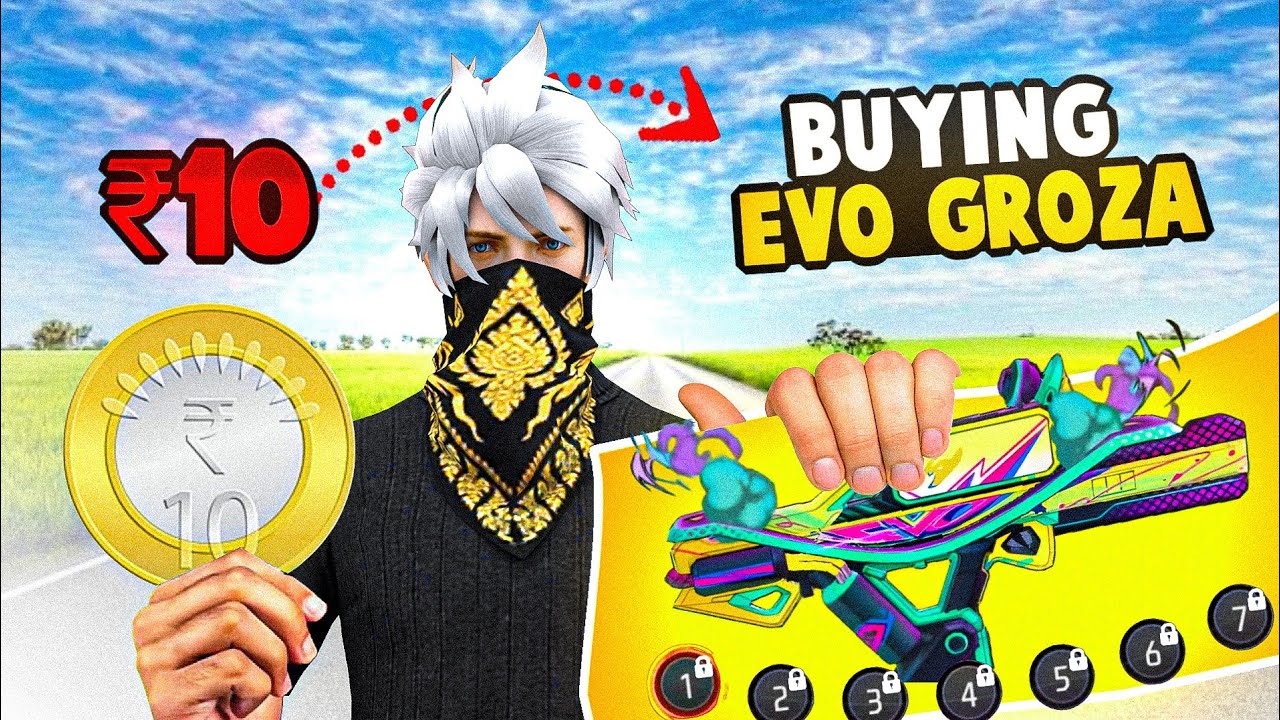 Turning 10₹ Into Evo Groza By Playing Tournament | Solo Tournament ...