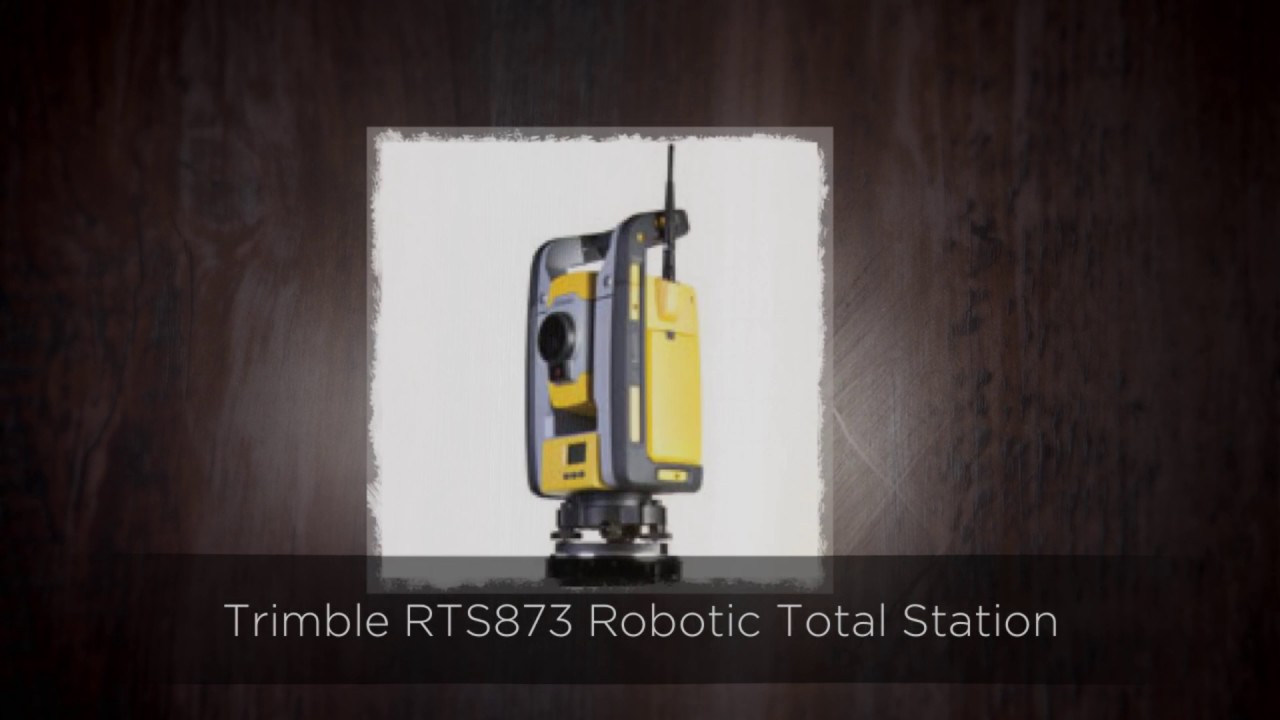 Trimble RTS873 Robotic Total Station - YouTube