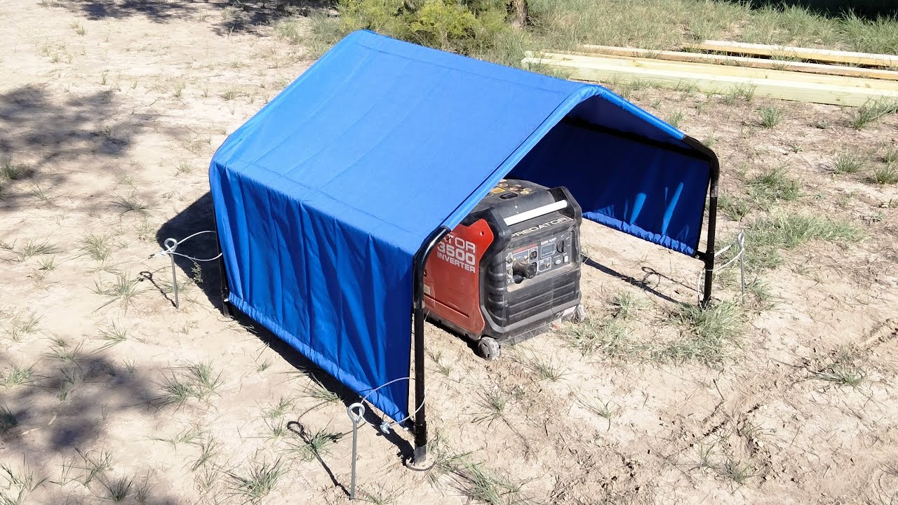 GENERATOR SHELTER - A "MUST" FOR RAINY OUTDOOR USE! - YouTube