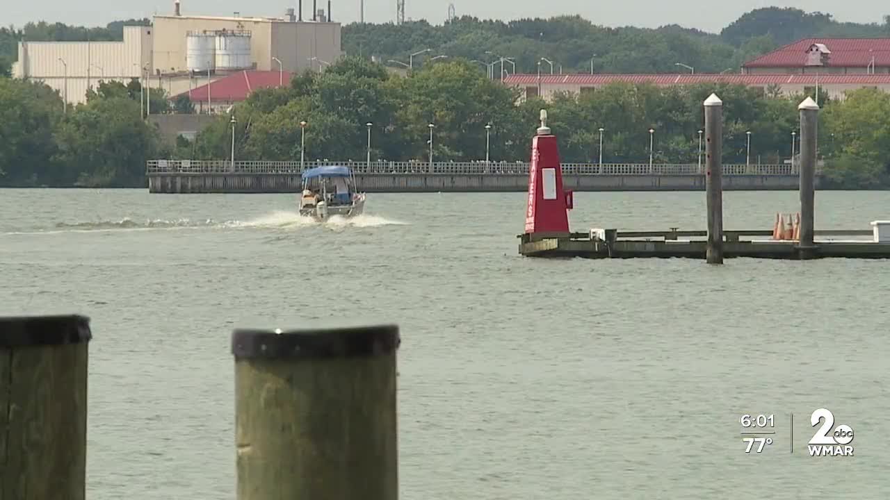 Pollution retreats from Back River Wastewater Treatment Plant - YouTube