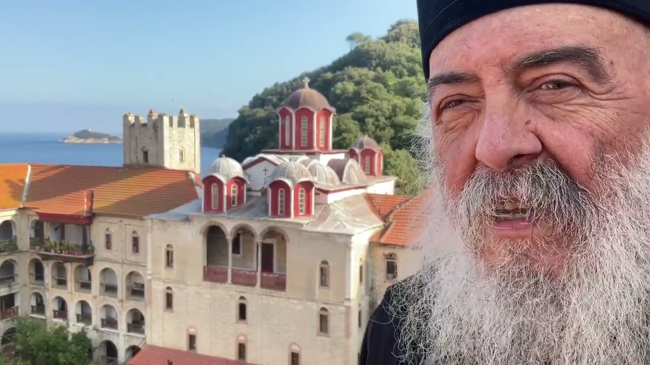 Ιερά Μονή Εσφιγμένου! Το μήνυμα του Γέροντα #Μεθόδιου για όλους μας! # ...