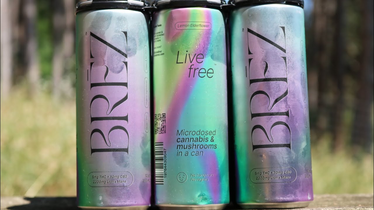 BRẼZ Review|THC+CBD BEVERAGE!|(NON-ALCOHOLIC)|THE NEXT BIG THING ...