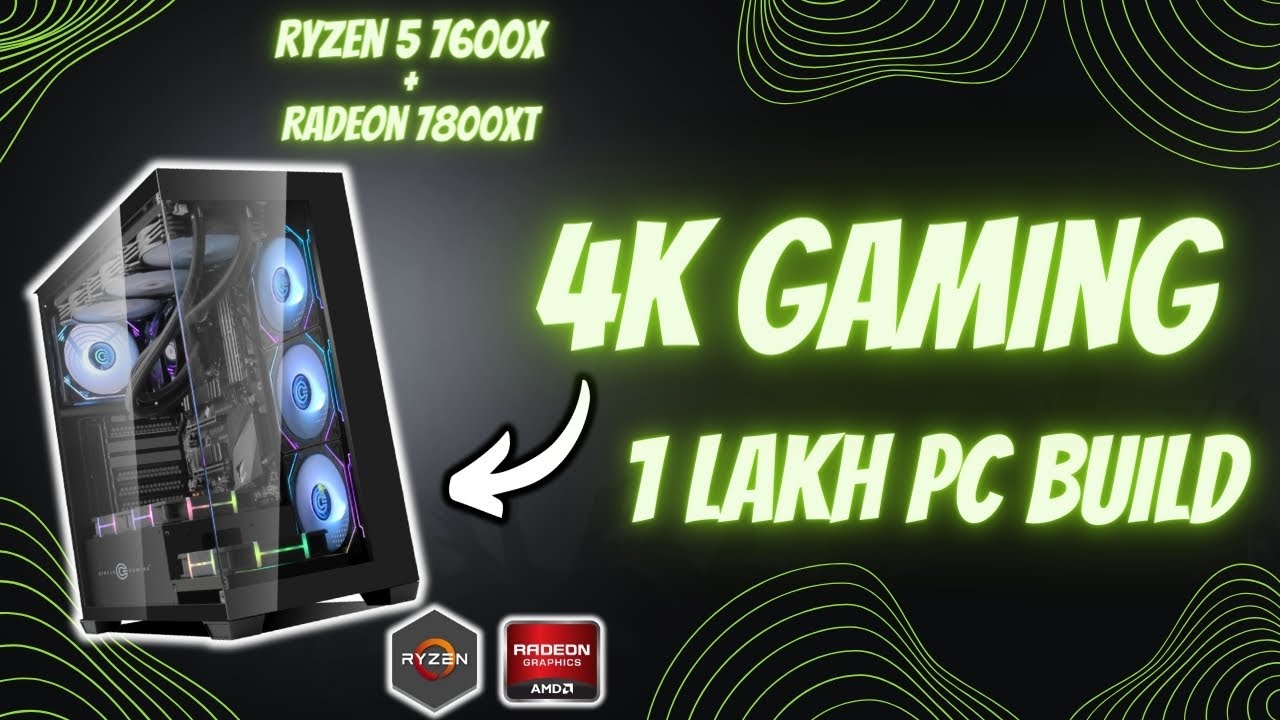 4K Gaming PC Build 2024 - AMD RYZEN 5 7600X | AMD RADEON 7800XT - YouTube
