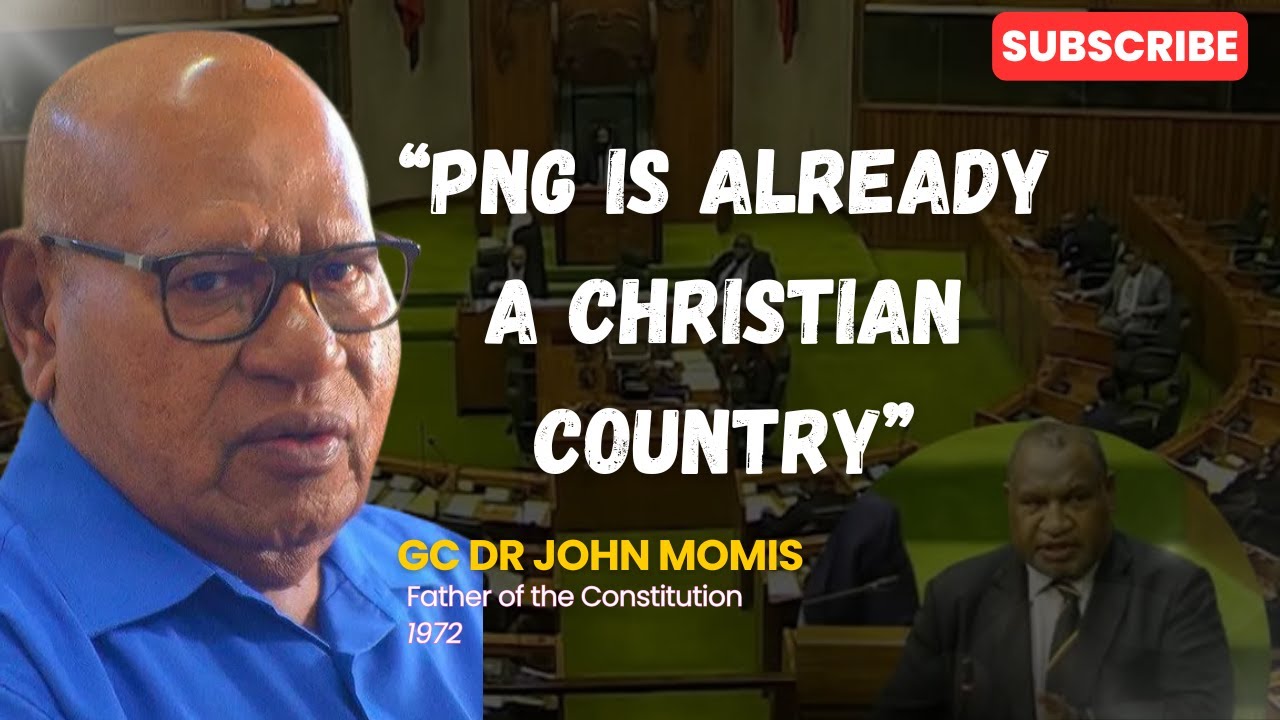 Dr John Momis debates PNG Constitutional amendment that declared Papua ...