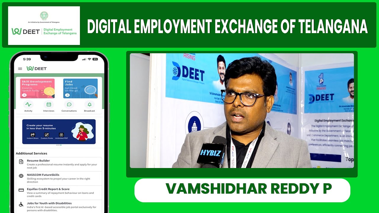 P. Vamshidhar Reddy | Digital Employment Exchange of Telangana (DEET) - YouTube