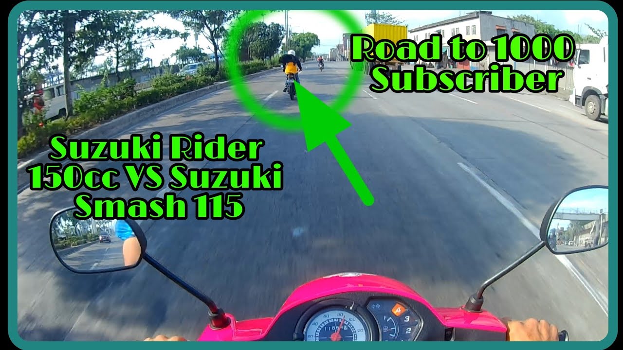 Suzuki Rider 150cc V/S Suzuki Smash 115cc - YouTube