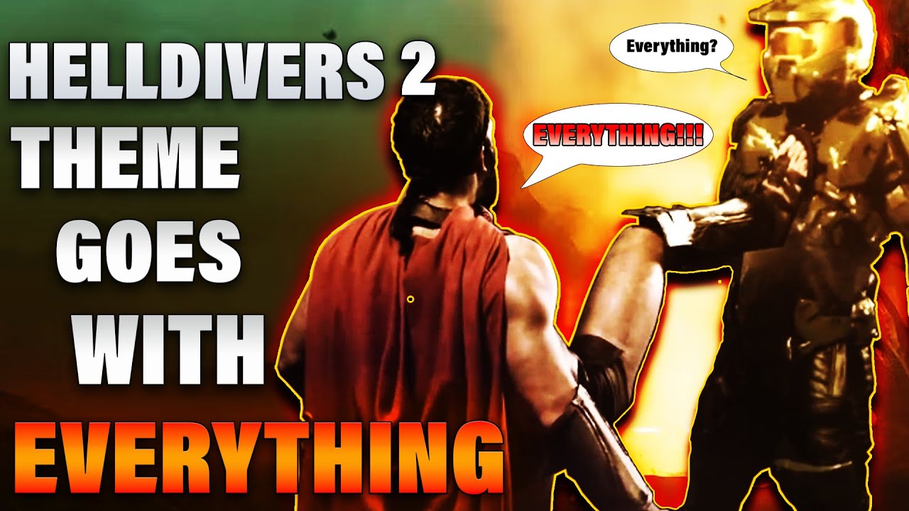 Helldivers 2 - "Drop Theme" goes with Everything - Part 1 - YouTube
