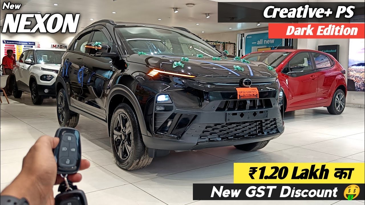 Tata Nexon Creative Plus PS Dark Edition 2025 ️| After New GST अब और ₹1 ...