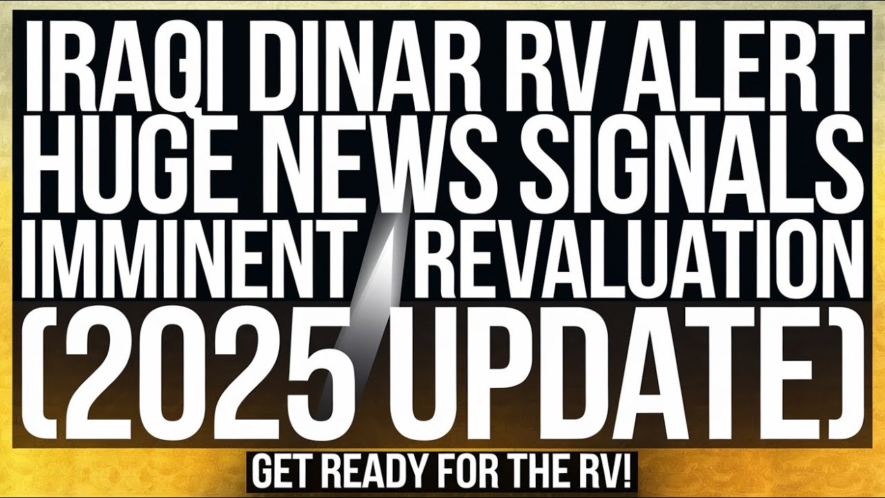 Iraqi Dinar RV Alert Huge News Signals Imminent Revaluation (2025 ...