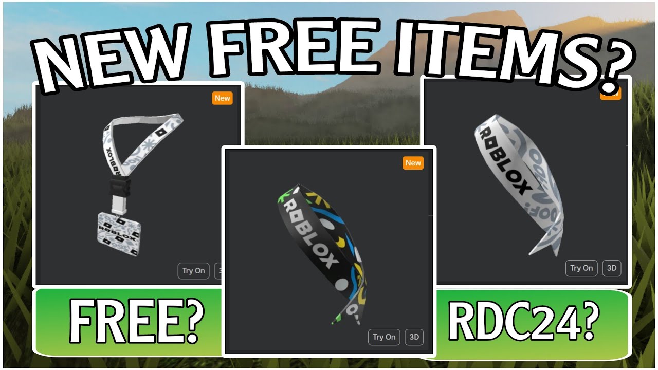 NEW LEAKED EVENT ITEMS - ROBLOX FREE ITEMS? - YouTube