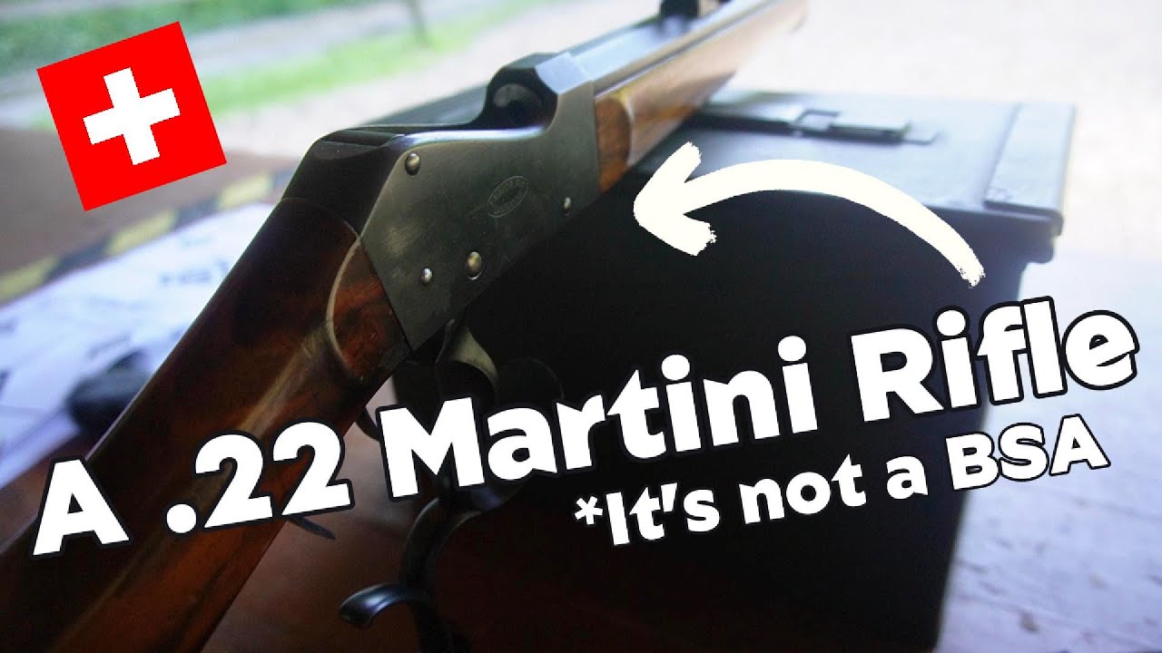 A Swiss Martini Stutzer in .22 Long Rifle - YouTube