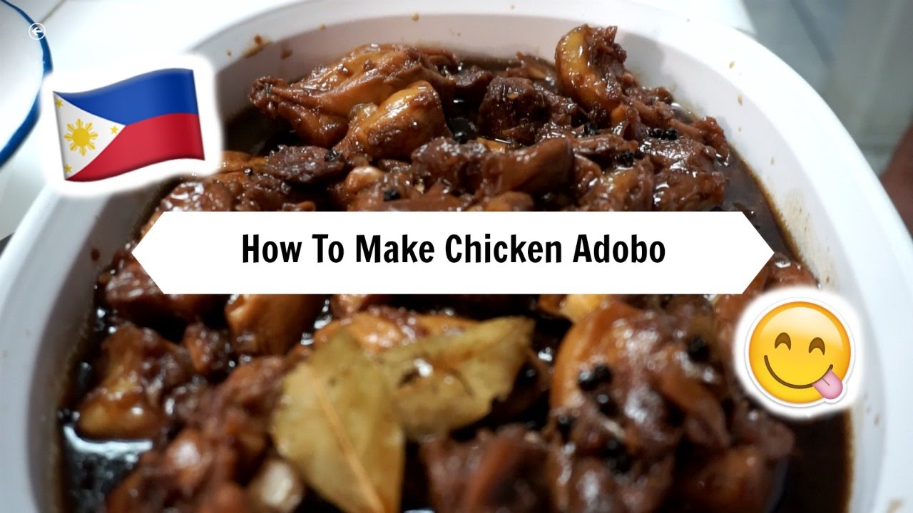 How To Make Chicken Adobo | Speech Class Project - YouTube