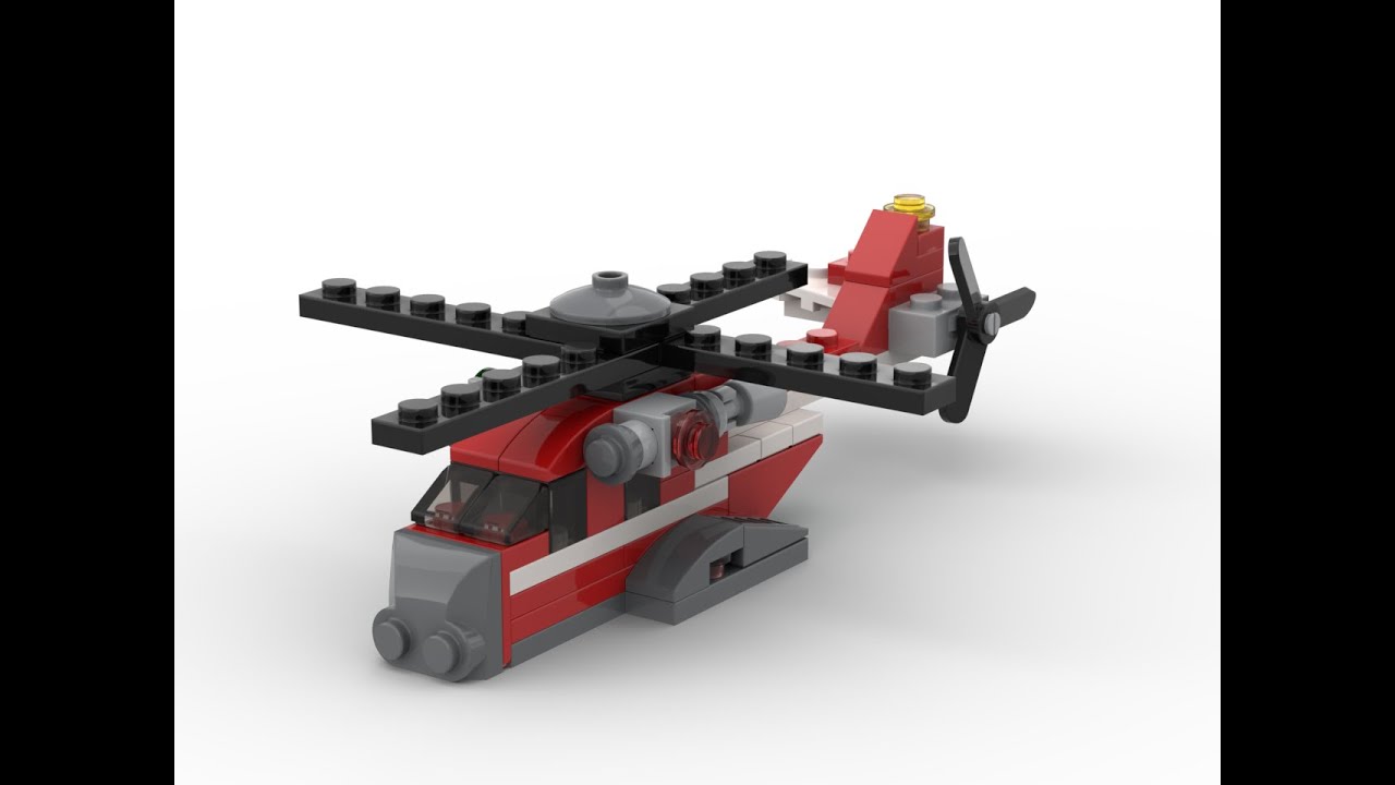Lego 31013 Red Thunder Speed Build Studio Bricklink LDD by Master ...