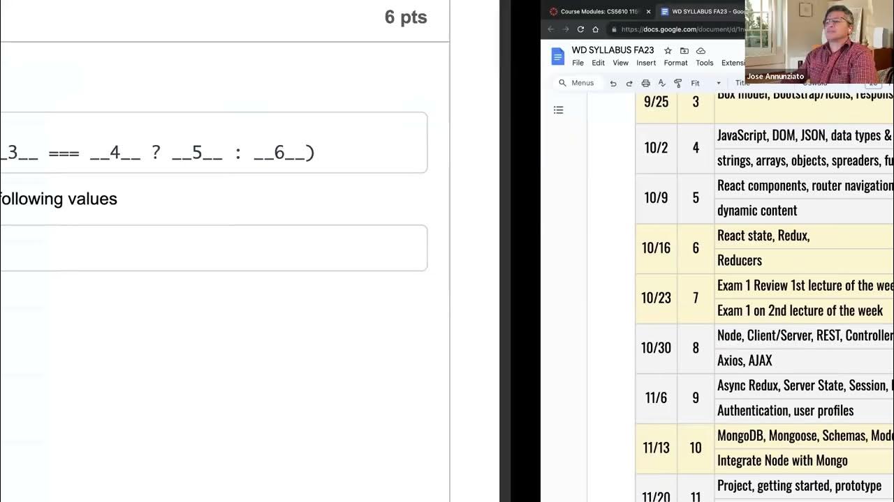 Exam 1 Review - CS5610 FA23 - YouTube
