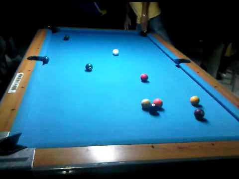 Rank 1 pool player(School Boy)in Jamaica gets sevens from a rookie (Bucky)