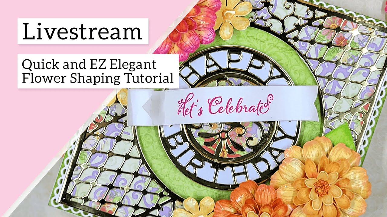 Quick and EZ Elegant Flower Shaping Tutorial - YouTube