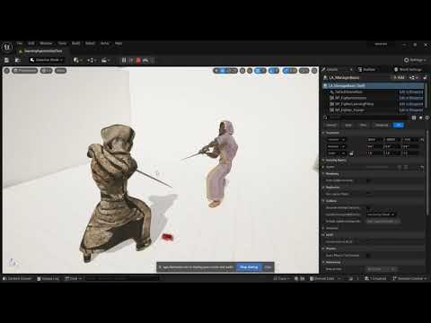 Imitation Learning in Swordai with the Unreal Engine 5.3 Learning Agents Plugin - YouTube