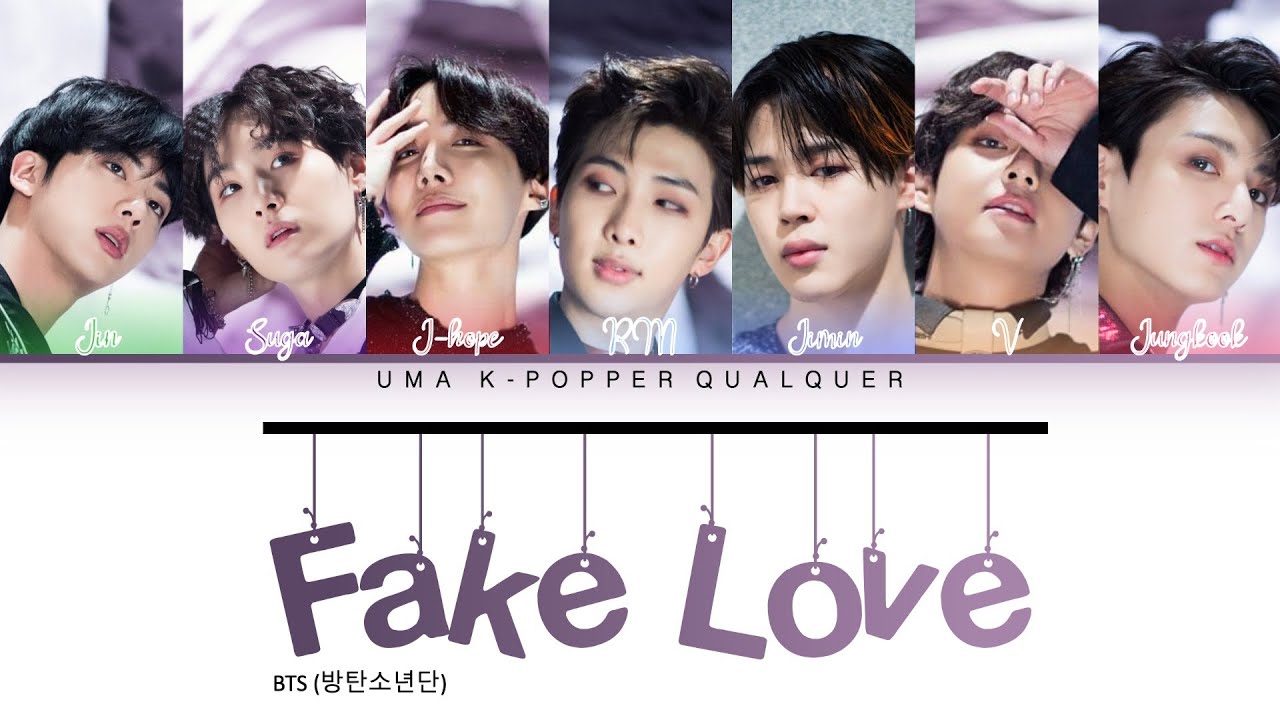 Bts 방탄소년단 Fake Love Color Coded Lyrics Han Rom Eng Youtube