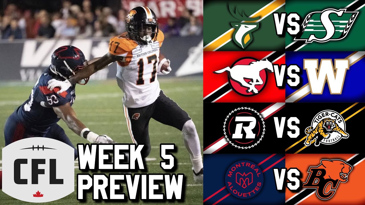 Week 5 Preview! 2023 CFL Season! - YouTube