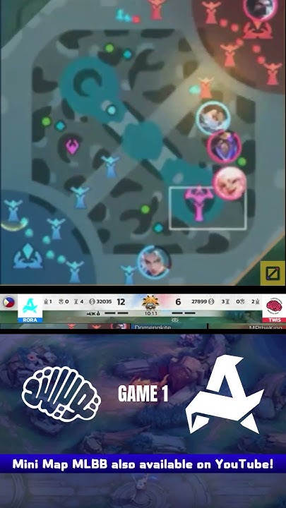 [Mini Map] TWIS vs RORA - Game 1 - Week 1 Day 1 - Regular Season - MPL PH S15 - YouTube