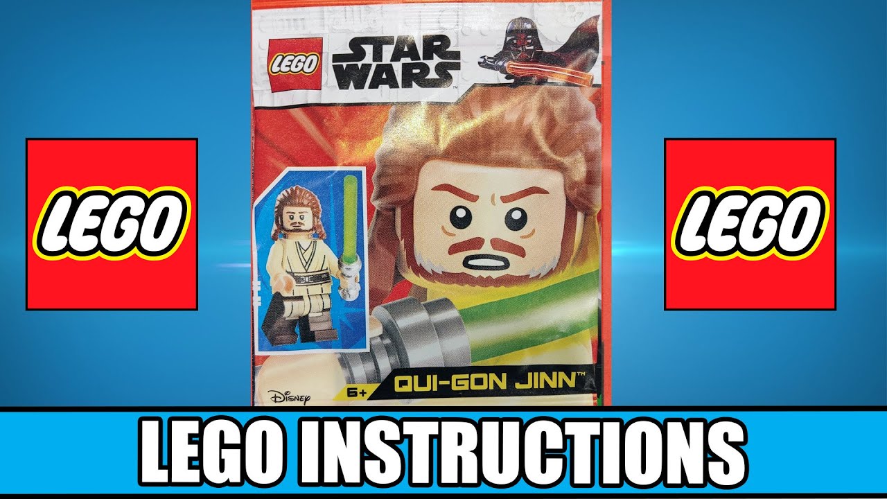 LEGO Instructions - Star Wars - 912502 - Qui-Gon Jinn - Magazine Gift ...
