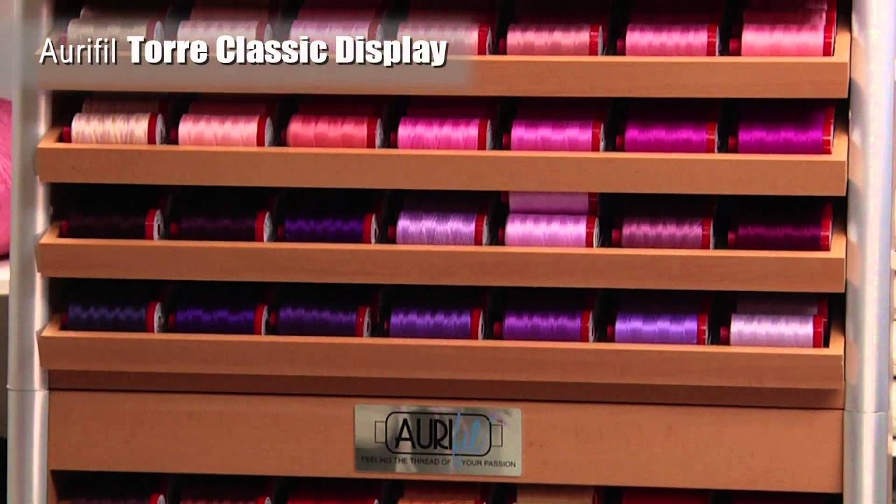 Torre Aurifil Display - YouTube