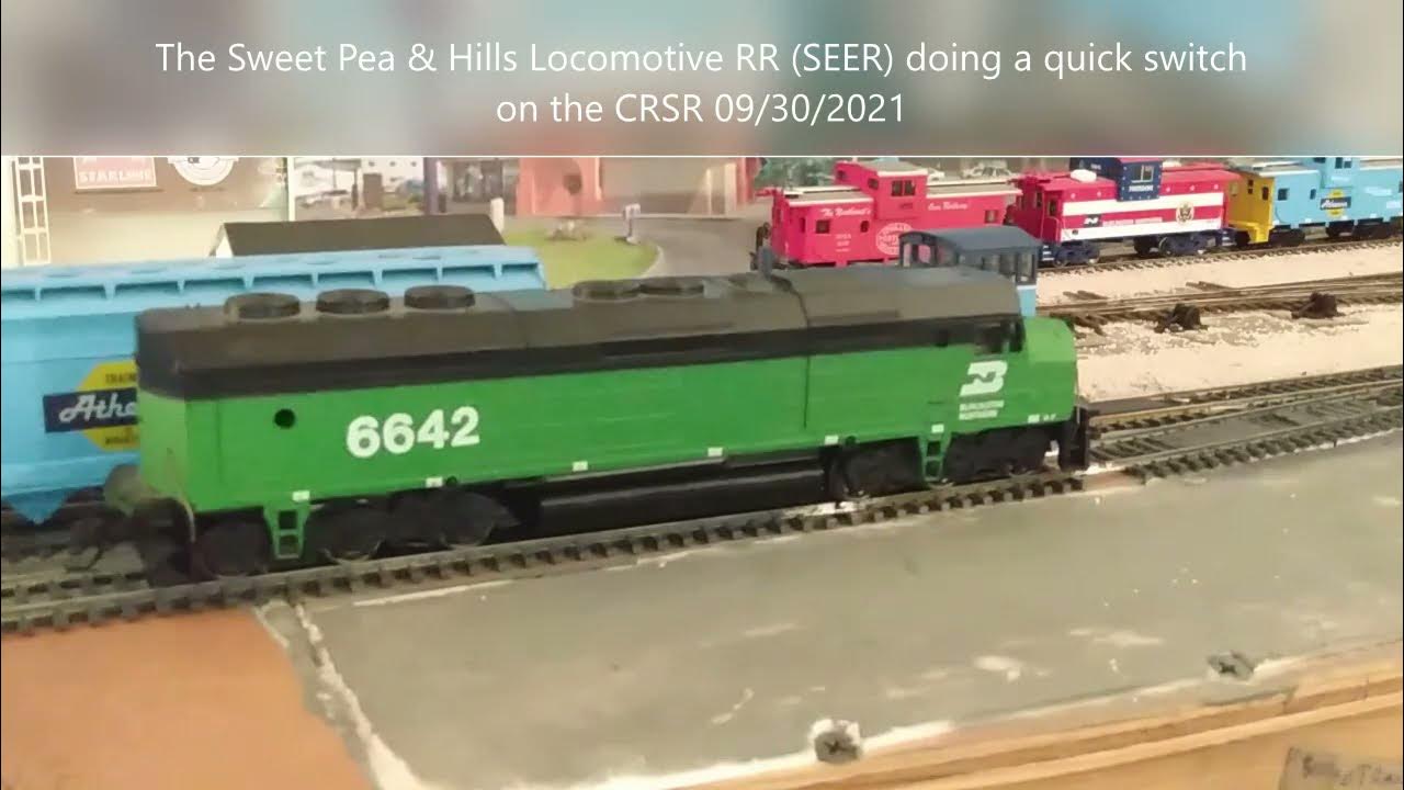SEER EMD F45 Former BN unit #6642 Switching CRSR Customer TLC 09302021 - YouTube