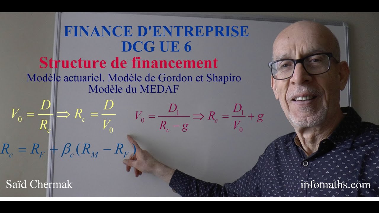 DCG UE 6. FINANCE D'ENTREPRISE. STRUCTURE DE FINANCEMENT - YouTube