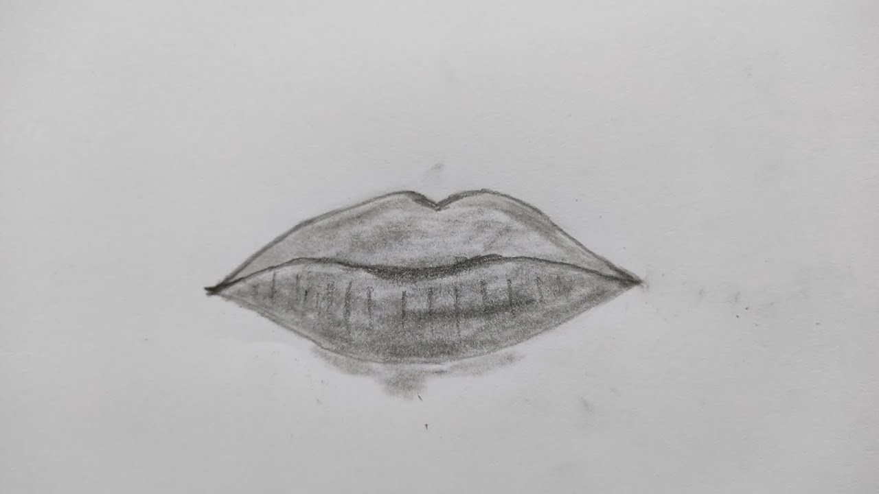 How to draw lips (mouth) || Easy step by step tutorial for beginners ...