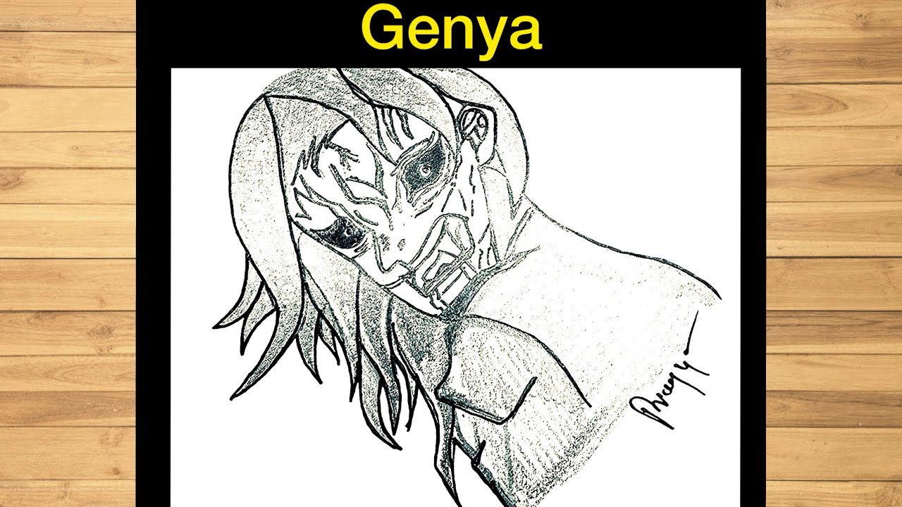 how to draw Genya Shinazugawa | Demon Slayer | Cómo dibujar a Genya # ...