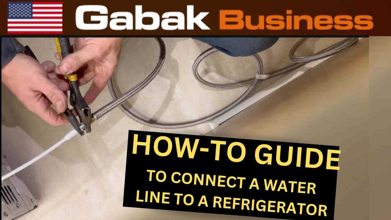 how to install add a water line for icemaker next to sink kitchen ...