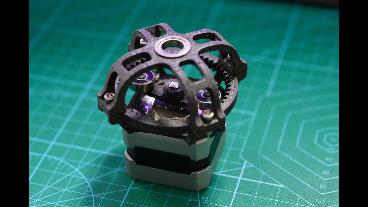 3D Printed Harmonic Drive Mechanism - YouTube