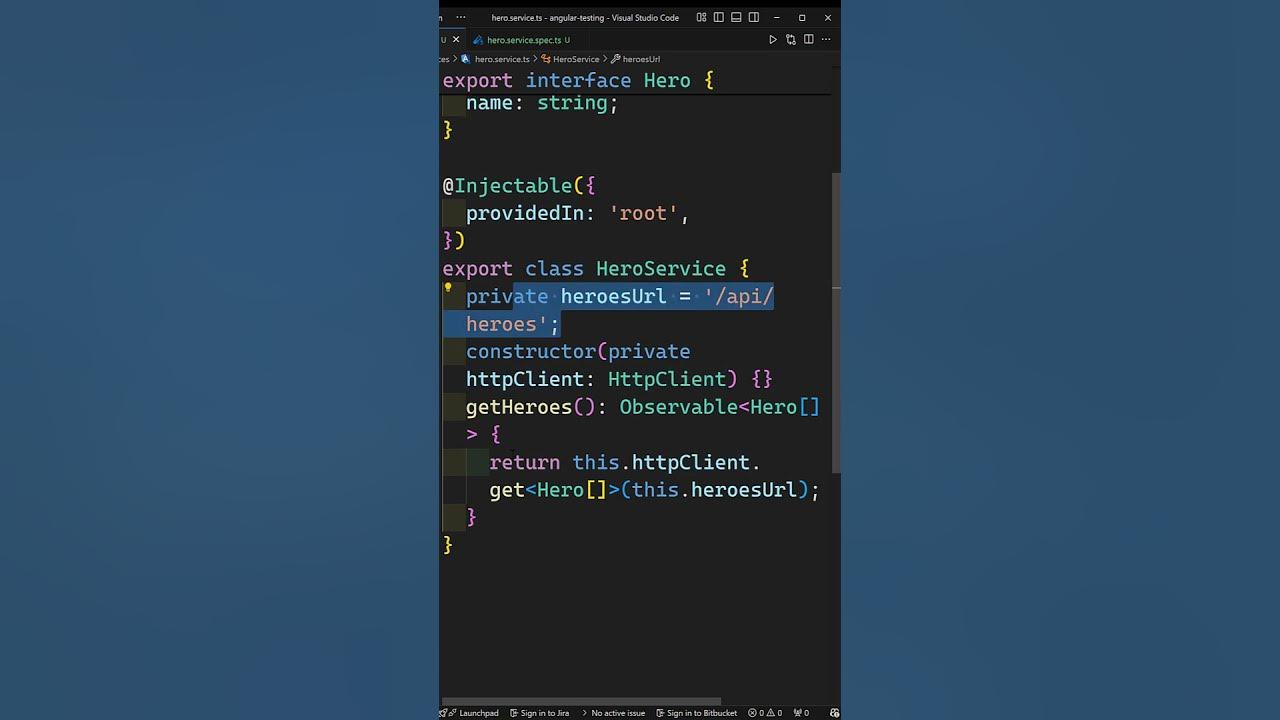 Create http service file which makes http calls using HttpClient Library - YouTube