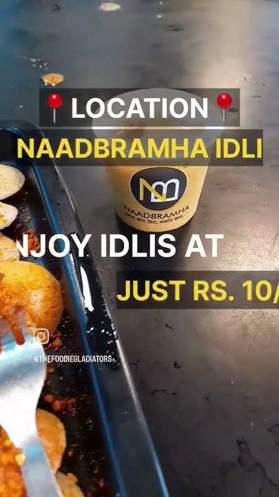 Cheapest Idli meals in Thane !! | Naadbramha Idli ( #food #southindianfood #idli ) - YouTube