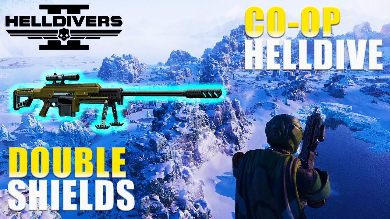 Helldivers 2 - Automaton Double Shield Loadout, Co-op Helldive (No Commentary) (All Clear) - YouTube