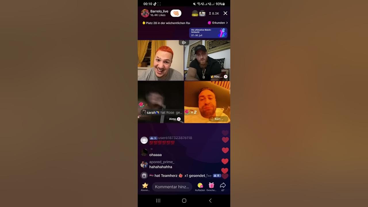 BARELLO FITNA Stream mit KÜRT IBO Abu Hamza Almo | FITNA EXTREM LIVE 27.07.23 I TikTok Live # ...