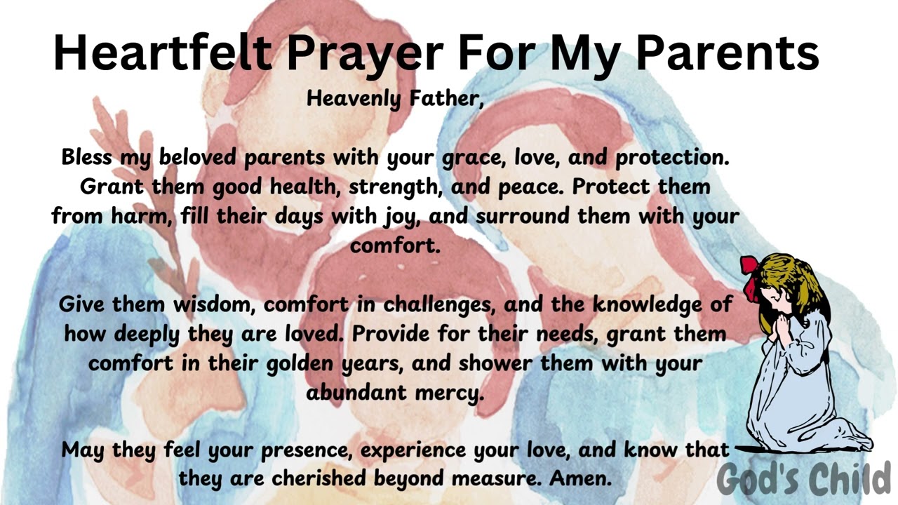 Prayer For Parents Prayer For My Parents Good Health prayer YouTube Prayer For Parents Prayer For My Parents Good Health prayer YouTube