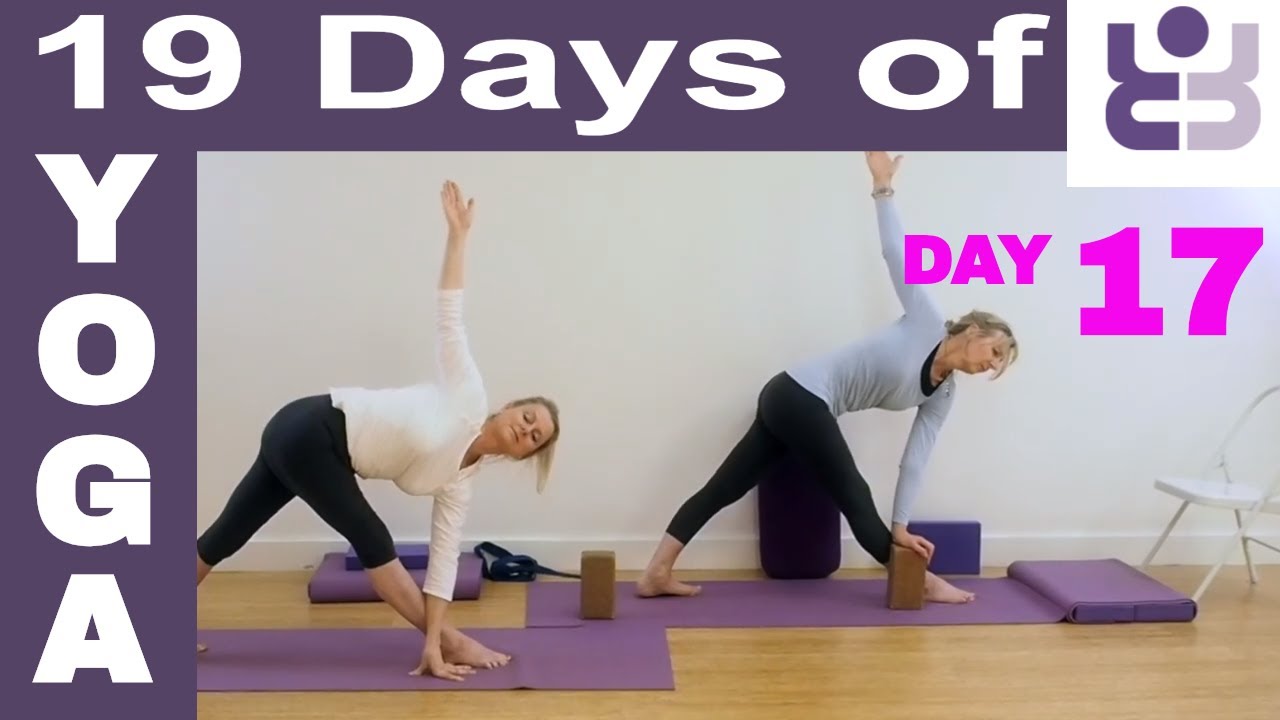 19 Days of Yoga - Day 17. Iyengar Yoga Sequence - YouTube