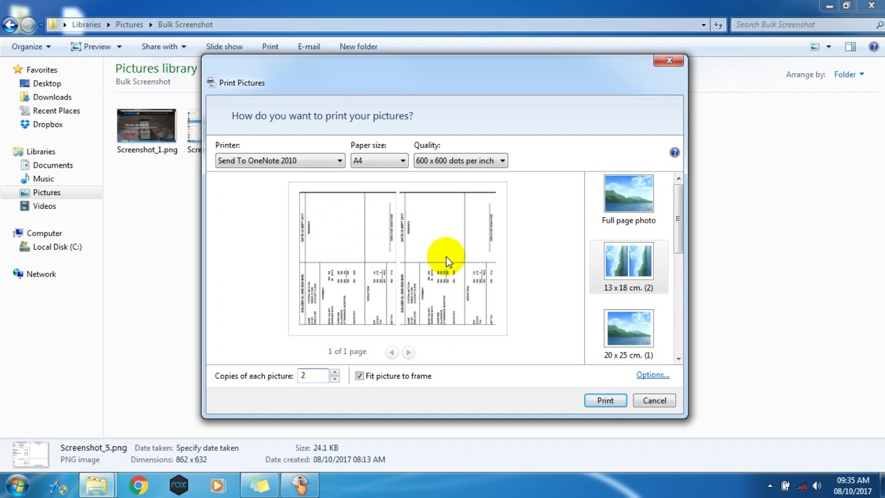 Print to small size - YouTube
