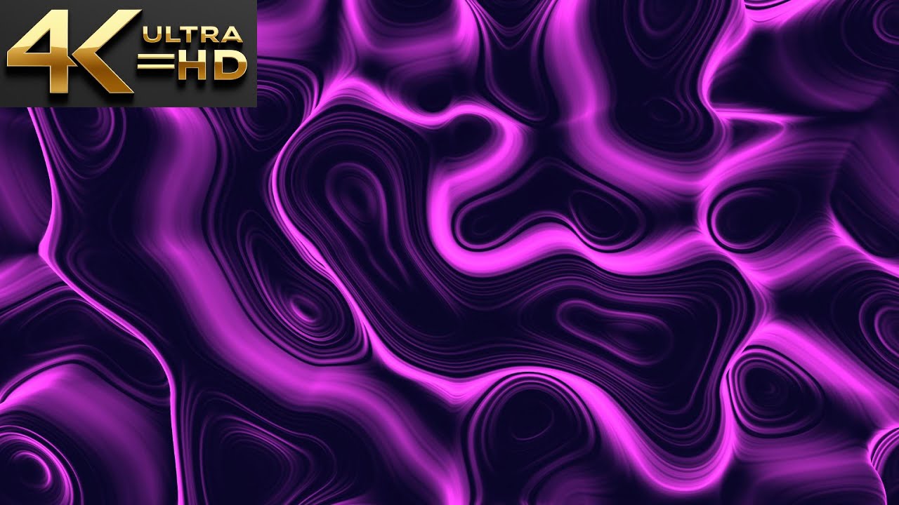 A Burst of Ultraviolet Tones 🌌 in a Dynamic and Immersive Pattern 4K🎥 ...