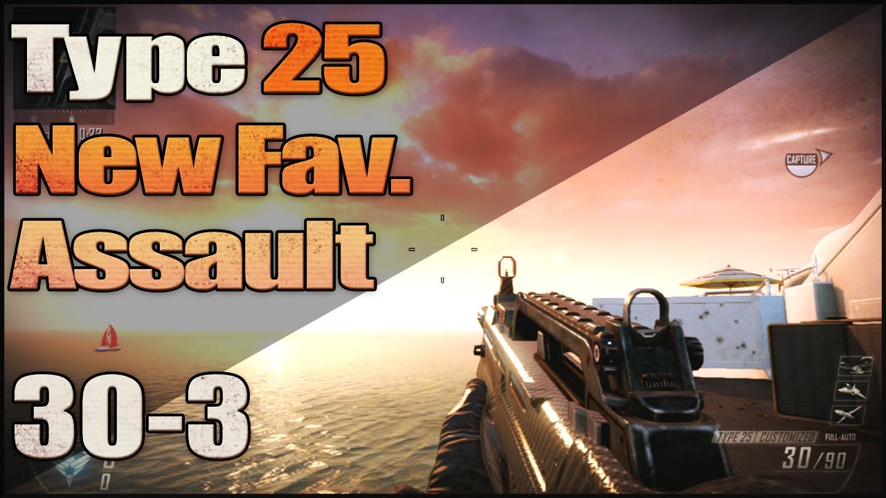 BO2 | Type 25 - New Favorite Assault Rifle [30-3 FFA] Class Setup Tips ...