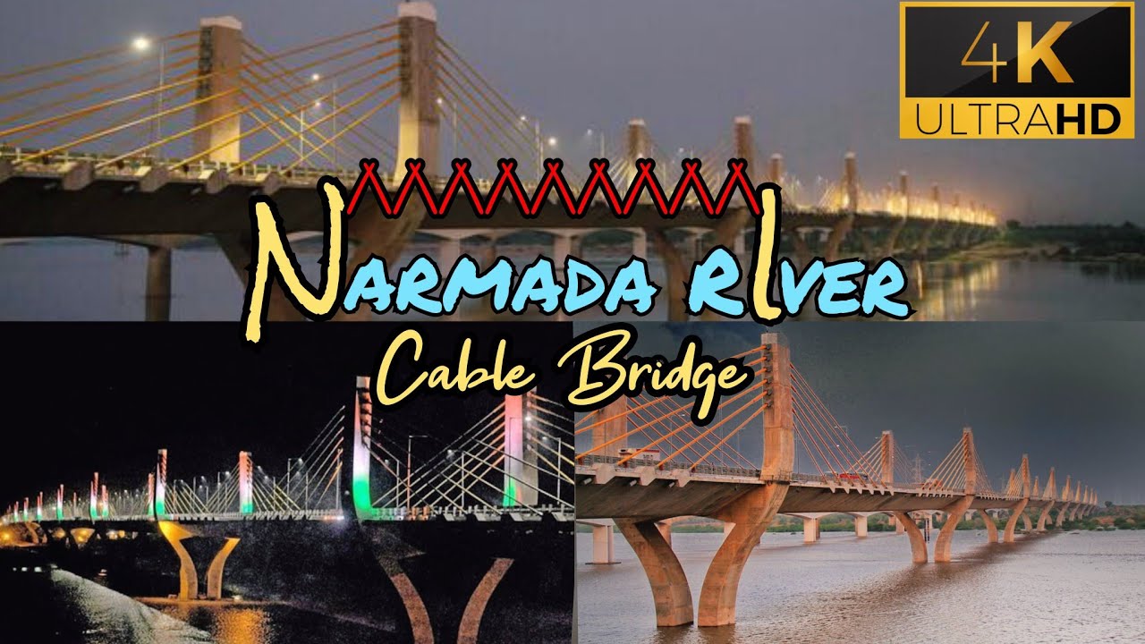 Narmada Bharuch Cable Bridge | India's longest Cable Bridge NH 8 ...