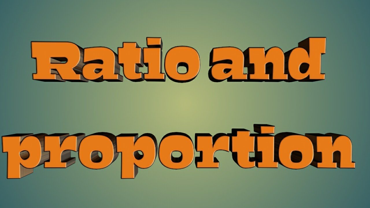 Ratio and proportion part 1(class 10) - YouTube