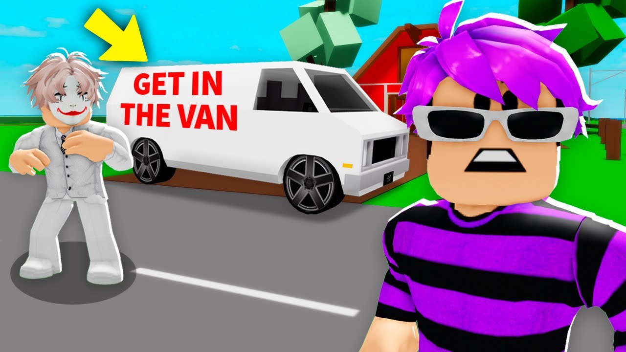 A Van WAS FOLLOWING ME.. So I INVESTIGATED! (Brookhaven) - YouTube