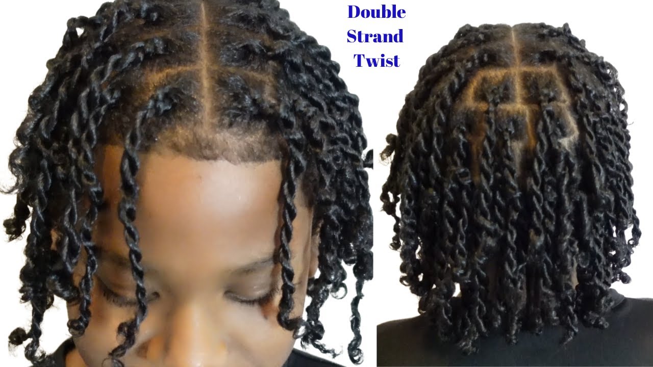 Men Double Strand Twist | How To : Double Strand Twist | Men Two Strand ...